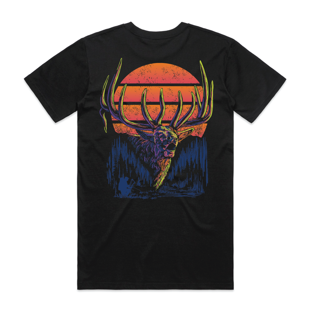 Blacklight Bull Tee – Hushin